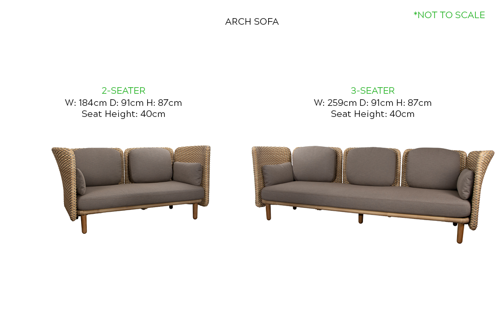 Cane-line Arch Sofa